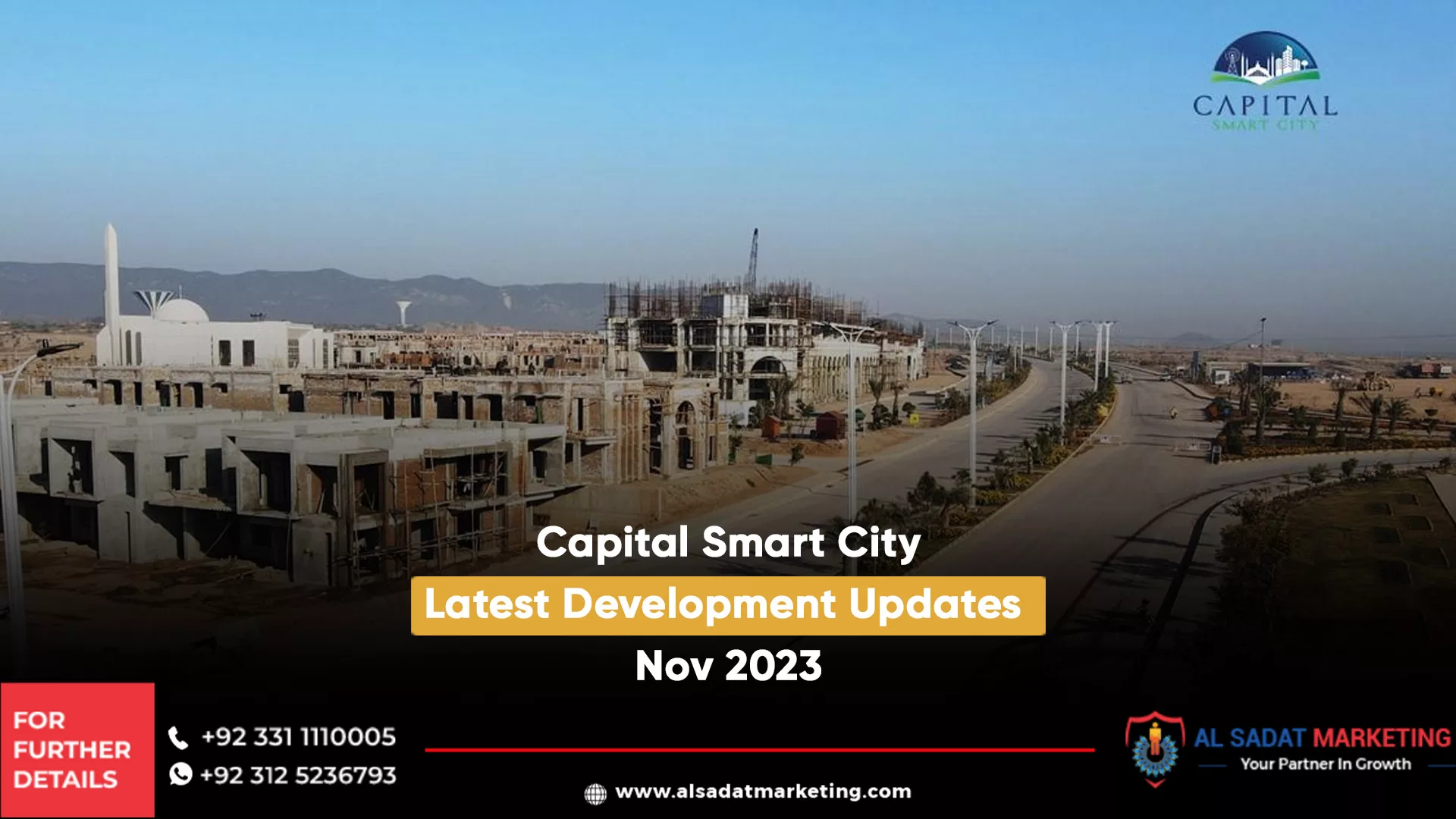 Capital Smart City Latest Development Updates – Nov 2023