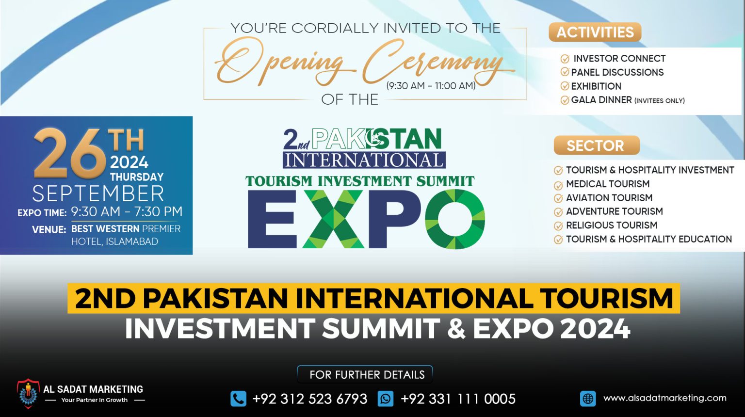 2nd Pakistan International Tourism Summit & Expo 2024