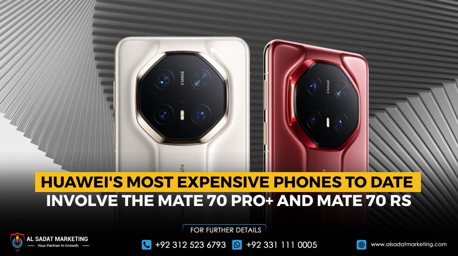 Huawei's Expensive phones Mate 70 Pro+ and Mate 70 RS