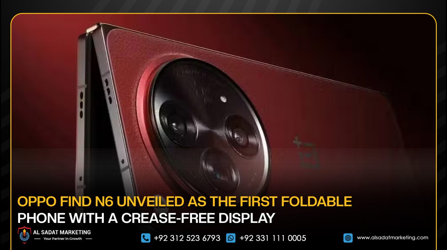 Oppo Find N6 Unveiled as the First Foldable Phone With a Crease-Free ...